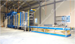 Discontinuous Polyurethane Sandwich Panel Line (hot-press)